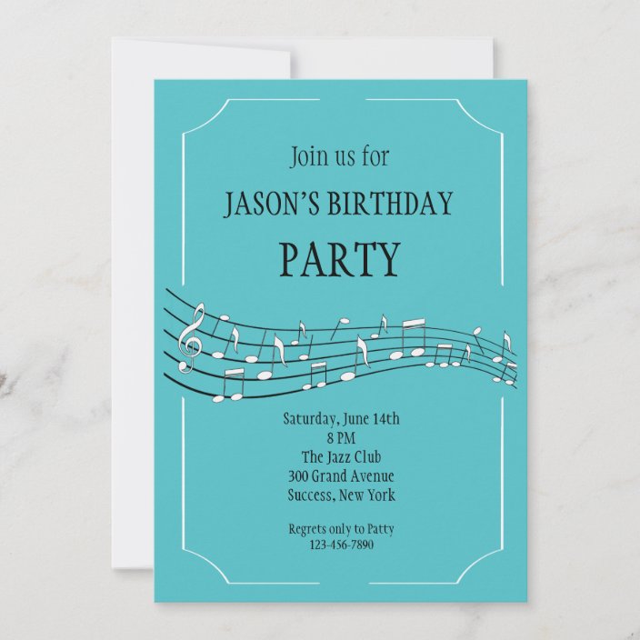 Happy Notes Invitation | Zazzle.com