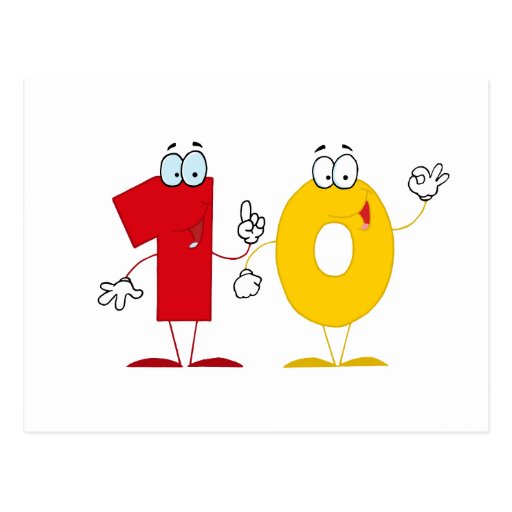 Happy Number 10 Postcard | Zazzle