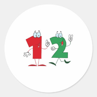 Number 12 Stickers | Zazzle