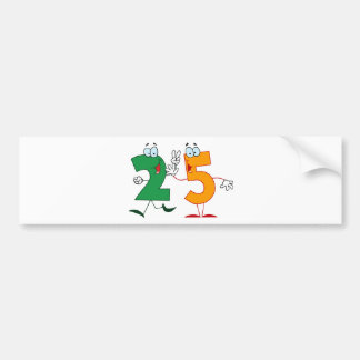 Number 25 Stickers | Zazzle