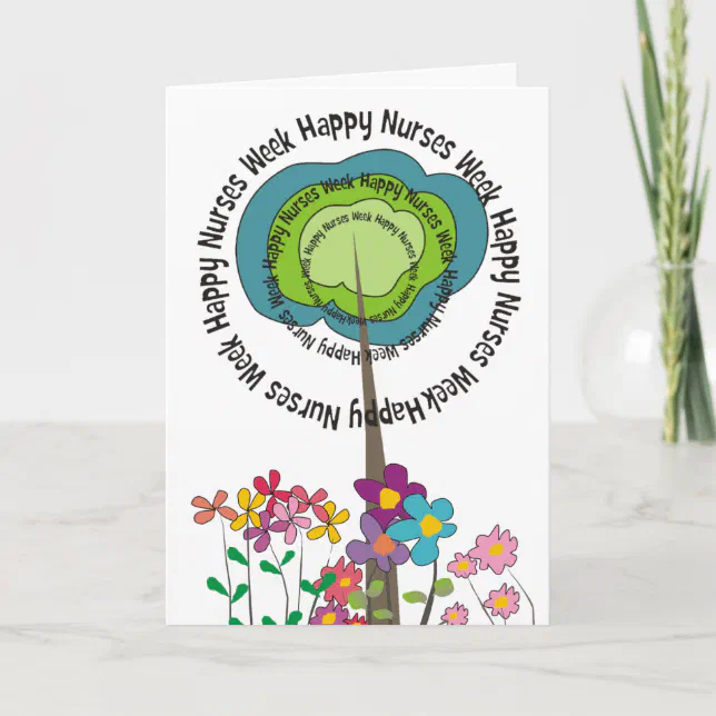 Happy Nurse Week Greeting Card | Zazzle