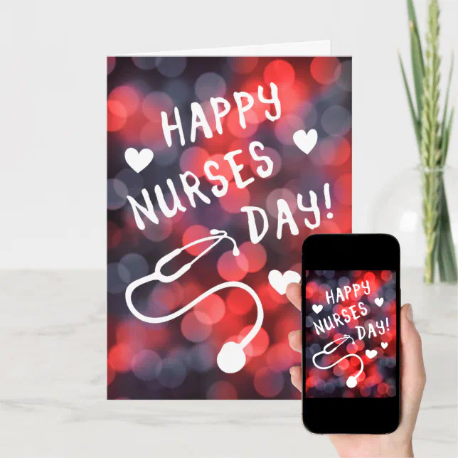 happy nurses day card | Zazzle