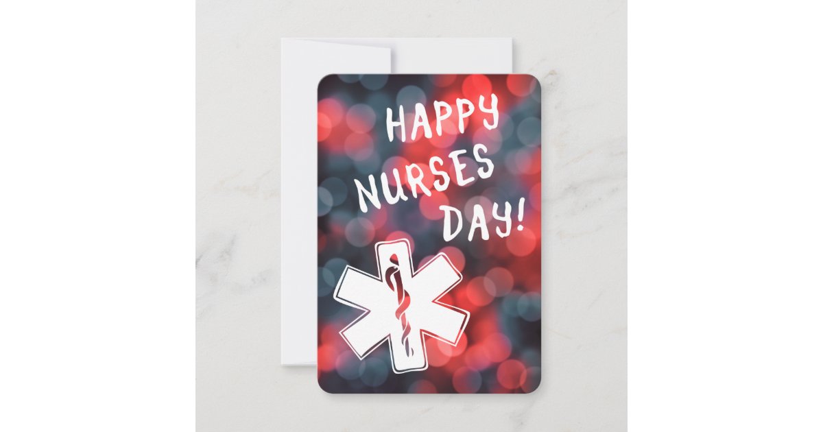 happy nurses day invitation | Zazzle