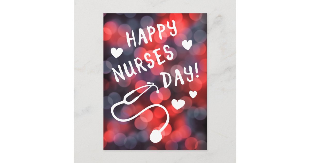 happy nurses day postcard | Zazzle