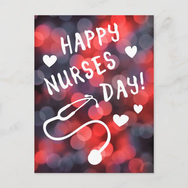 happy nurses day postcard | Zazzle