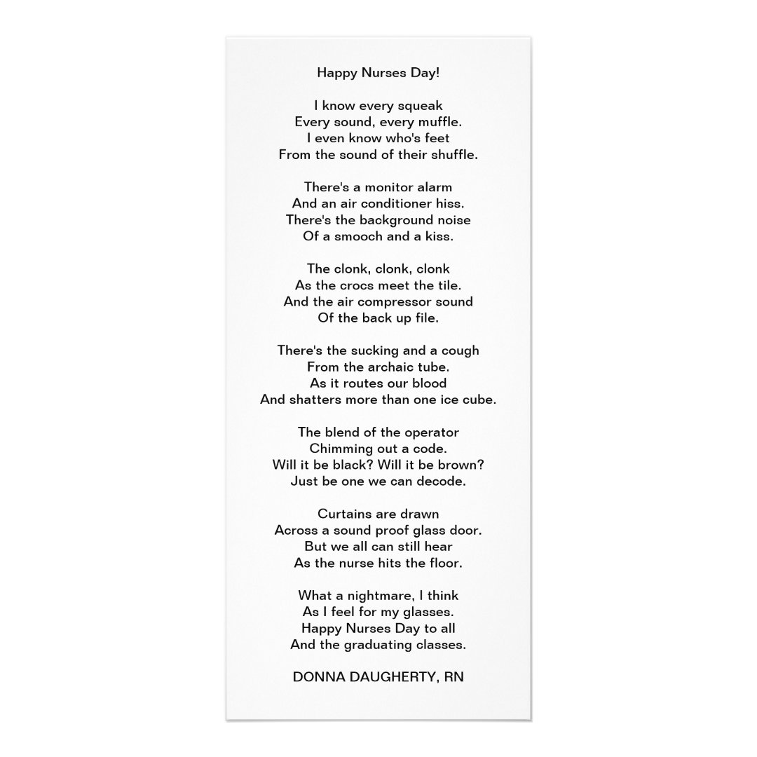 Happy Nurses Day! Rack Card | Zazzle
