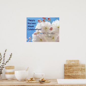 Happy Nurse's Week Celebration posters Love Nurses | Zazzle