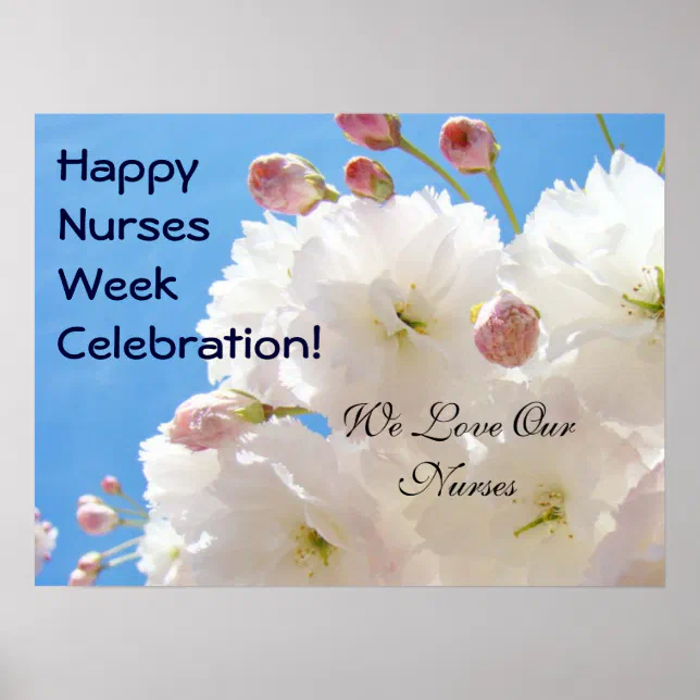 Happy Nurse's Week Celebration posters Love Nurses | Zazzle