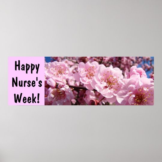 Happy Nurse's Week! poster banners Nursing prints | Zazzle.com