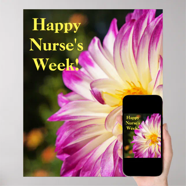 Happy Nurses Week! posters prints Nurse RN | Zazzle