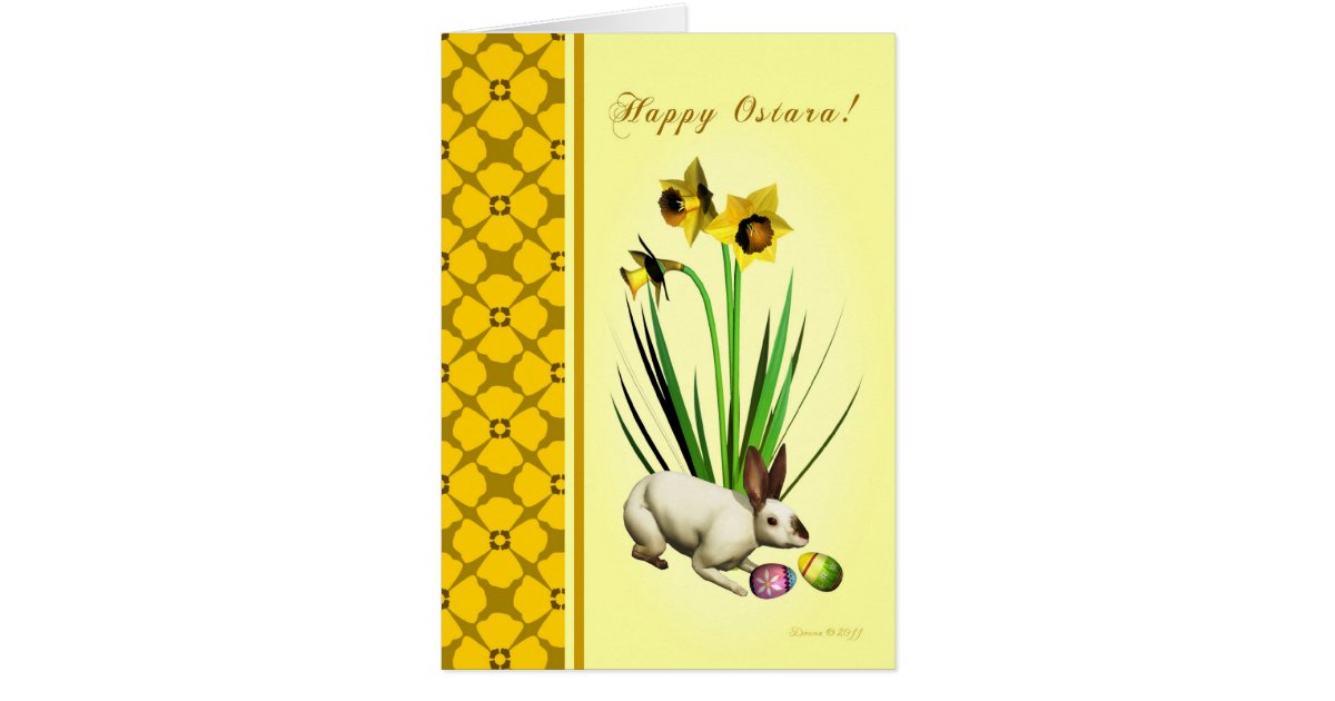 Happy Ostara - Vernal Equinox - Spring Daffodils | Zazzle