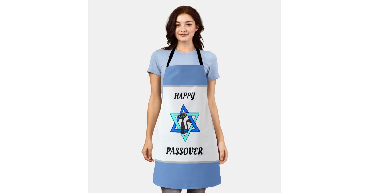 Happy Passover Cats Apron | Zazzle