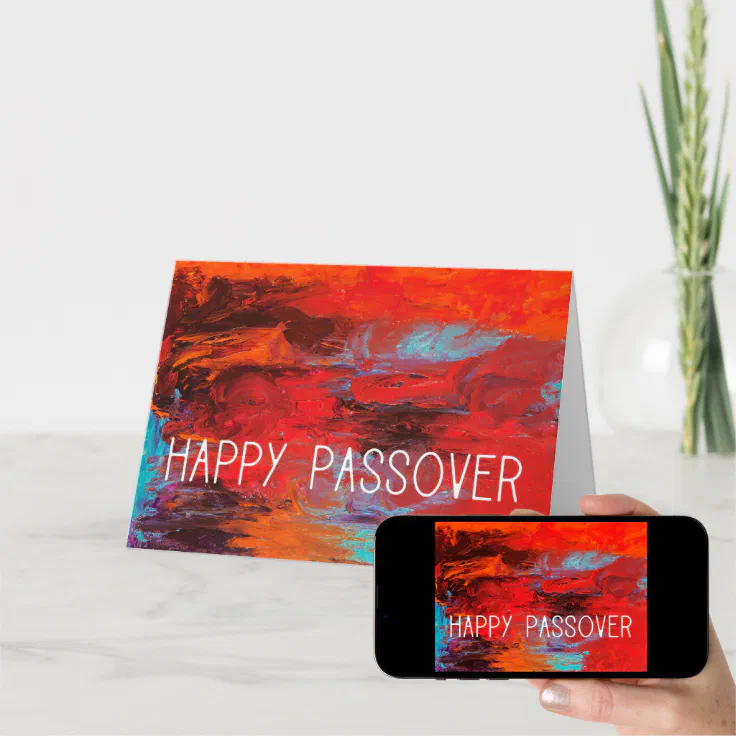 Happy Passover Doorposts and Lintel Holiday Card | Zazzle