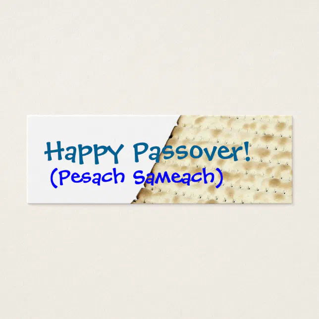 Happy Passover Matzoh Gift Tag | Zazzle