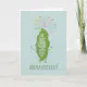Happy Pea Pod Custom Message Card | Zazzle