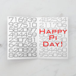 Happy Pi Day! Card | Zazzle