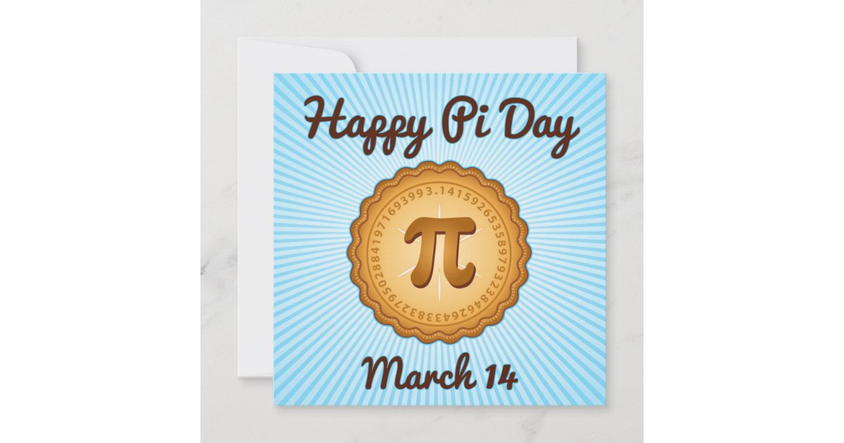Happy Pi Day Invitation | Zazzle