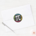 Happy Pi Day Stickers Bright Colors | Zazzle