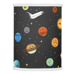 Happy Planets in Outer Space Lamp Shade | Zazzle
