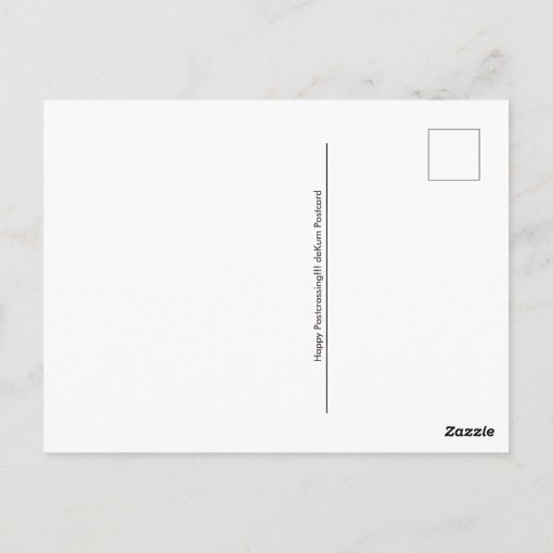 Happy Postcrossing crossword postcard | Zazzle