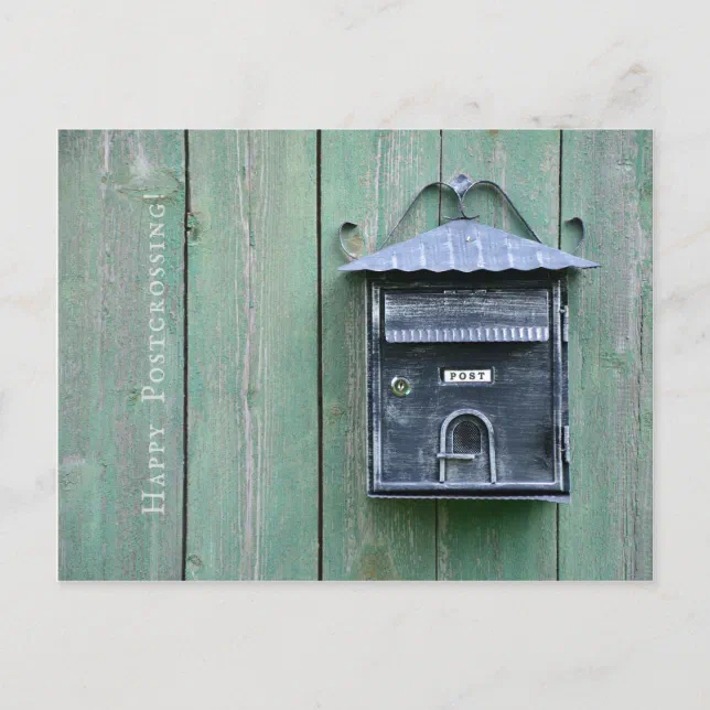 Happy Postcrossing! Mailbox. Postcard | Zazzle