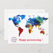 Happy postcrossing! postcard | Zazzle