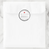 Happy Postcrossing postcard stickers | Zazzle