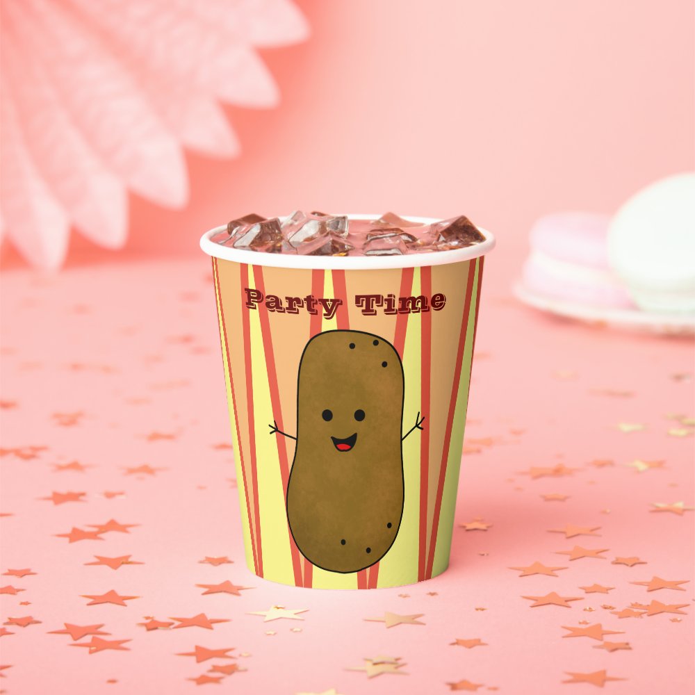 Happy Potato Party Time Paper Cups sold by Pastor Abashed | SKU 4021956 ...