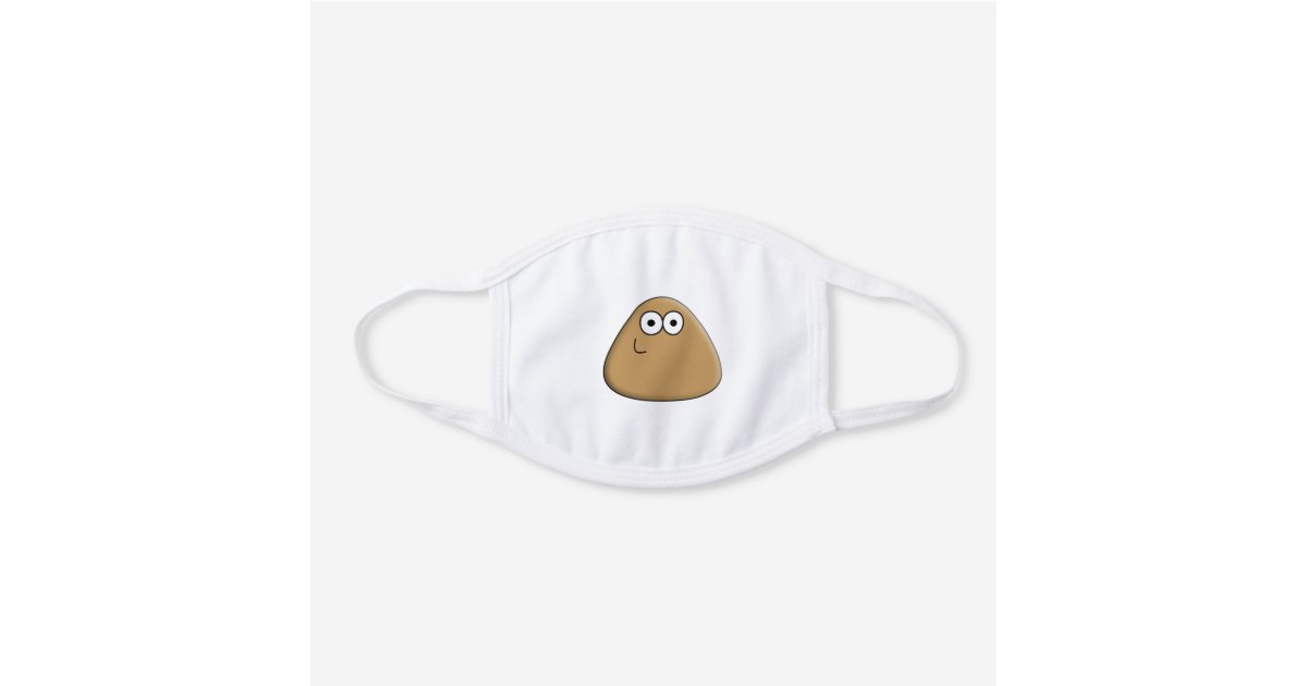 Happy Pou - Face Mask | Zazzle