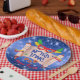 Happy Purim Blue Megillah Grogger Hamantaschen Paper Plates | Zazzle