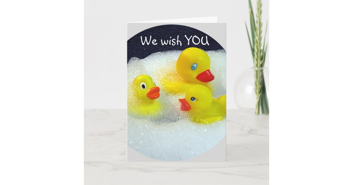 HAPPY QUACKY GROUP CARD FOR 40th | Zazzle
