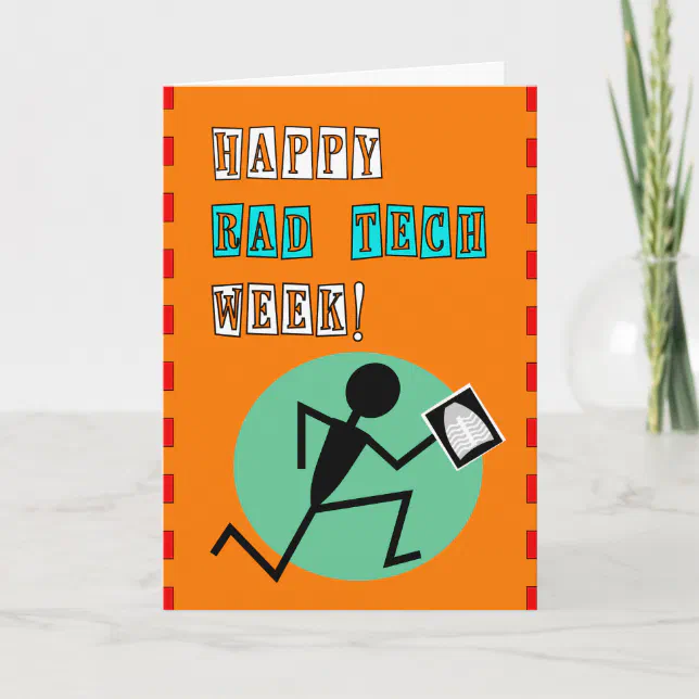 Happy Rad Tech Week Cards | Zazzle