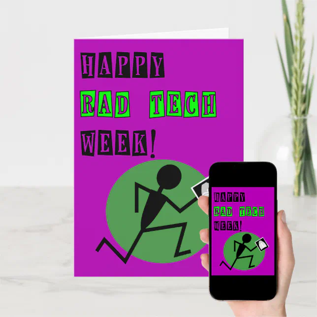 Happy Rad Tech Week Cards | Zazzle