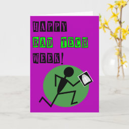 Happy Rad Tech Week Cards | Zazzle