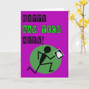 Happy Rad Tech Week Cards | Zazzle