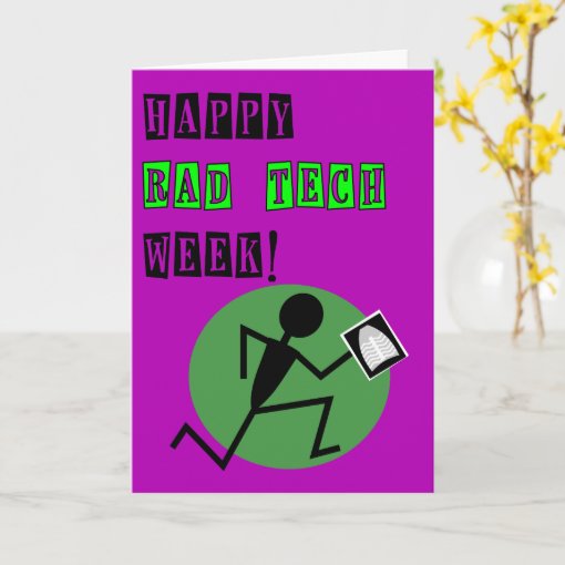 Happy Rad Tech Week Cards | Zazzle
