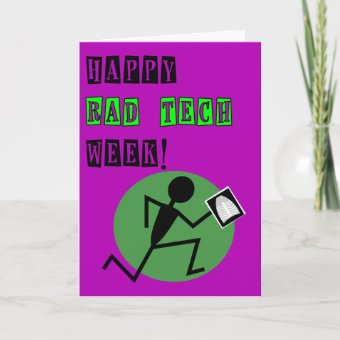 Happy Rad Tech Week Cards | Zazzle