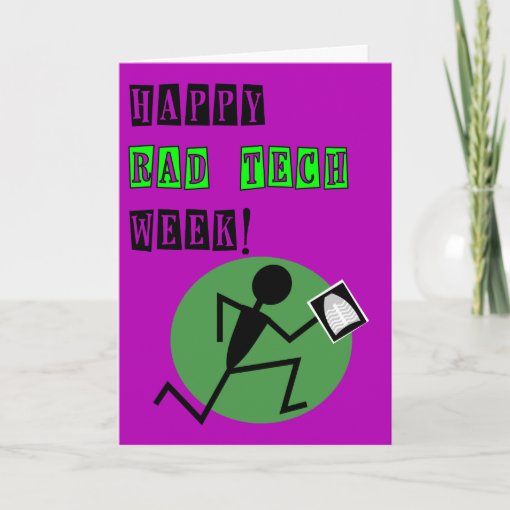 Happy Rad Tech Week Cards | Zazzle