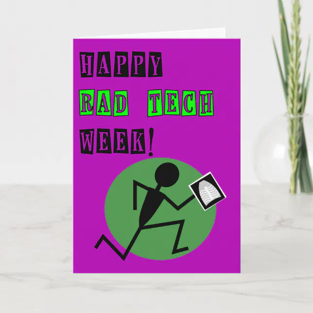 Happy Rad Tech Week Cards | Zazzle