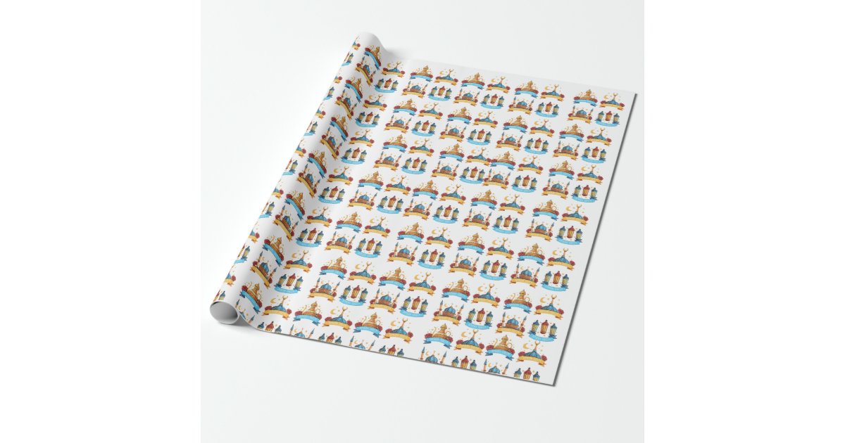 HAPPY RAMADAN Wrapping Paper | Zazzle