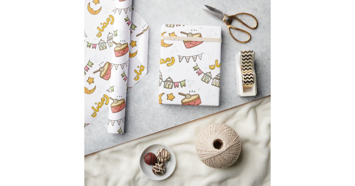 HAPPY RAMADAN Wrapping Paper | Zazzle