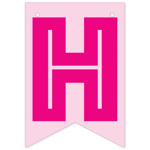 HAPPY RETIREMENT BANNER, Pink Color Bunting Flags | Zazzle