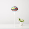 Happy Retirement caravan trip and gardening images Balloon | Zazzle