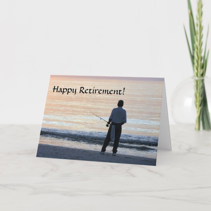 Happy Retirement Card Fishing | Zazzle