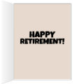 HAPPY RETIREMENT FROM US ALL MONKEYS BIGGEST CARD | Zazzle