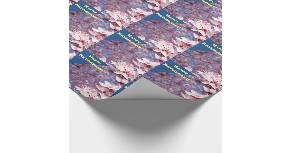 Happy Retirement gift wrap Retiring wrapping paper | Zazzle