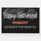 Happy Retirement Motorcycle image for biker Guest Book | Zazzle