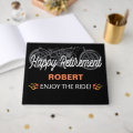 Happy Retirement Motorcycle image for biker Guest Book | Zazzle