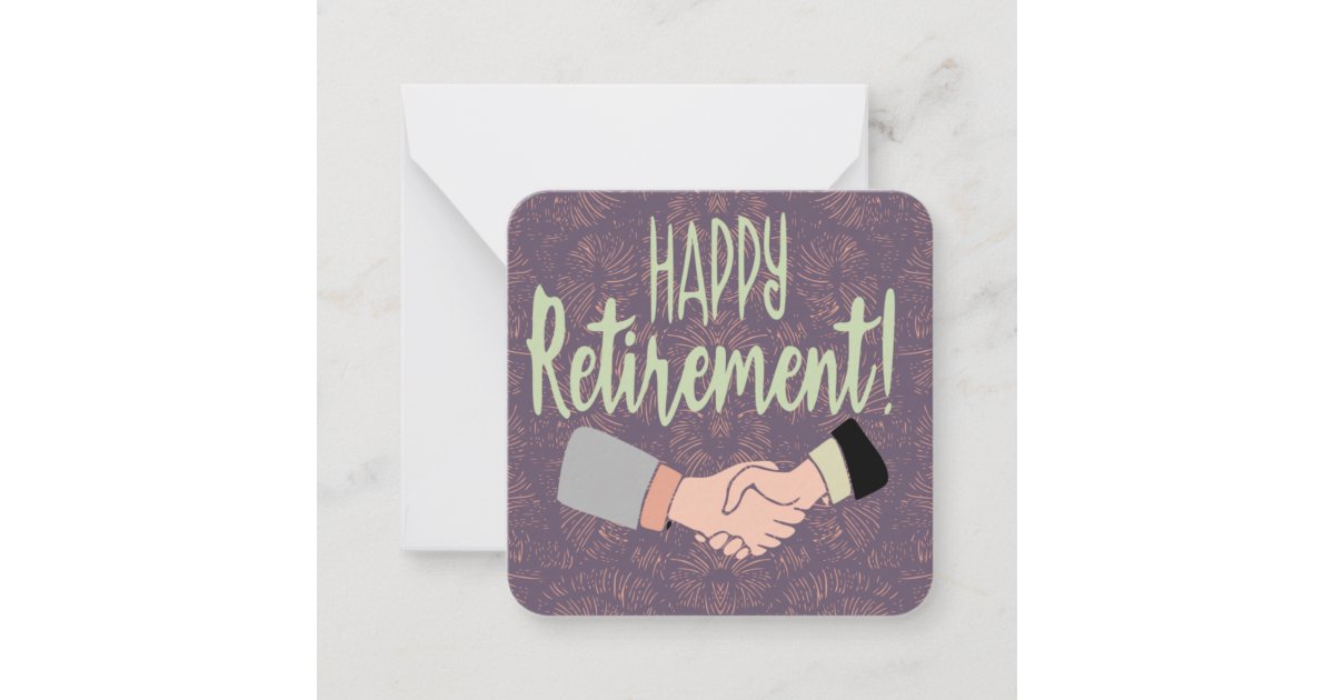 Happy Retirement Note Card | Zazzle