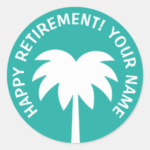 Happy Retirement Stickers | Zazzle